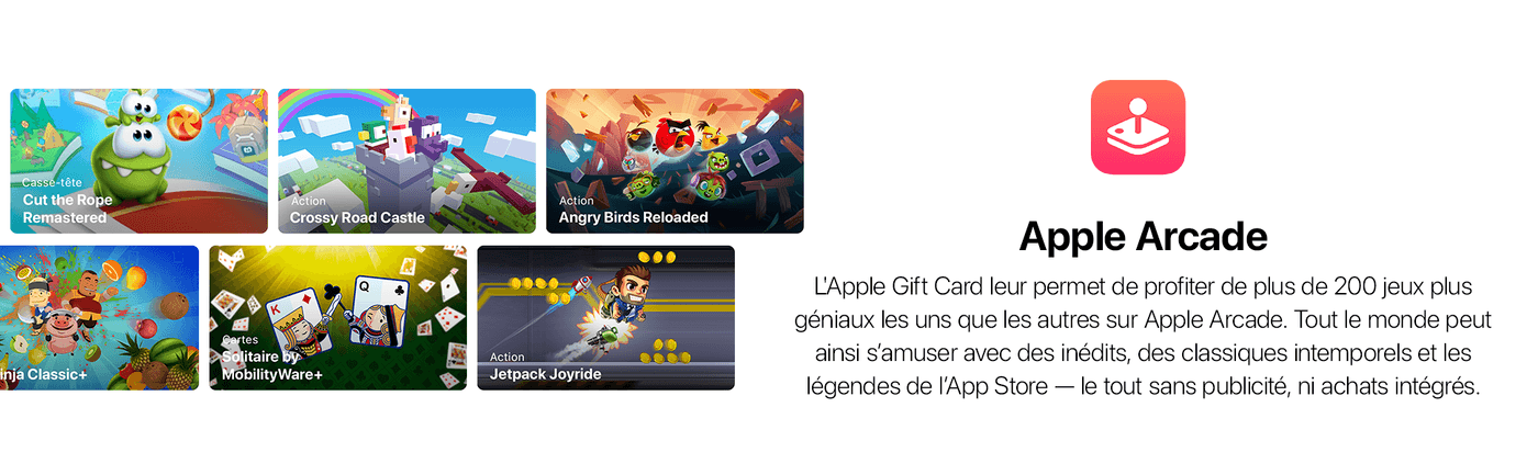 Achetez une carte cadeau Apple en ligne