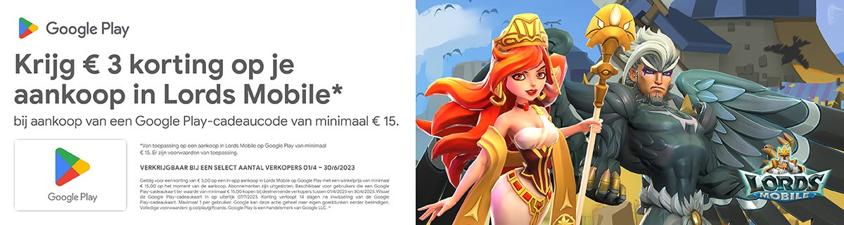 Google Play Card kopen? Google Play tegoed snel geleverd - Startselect.com