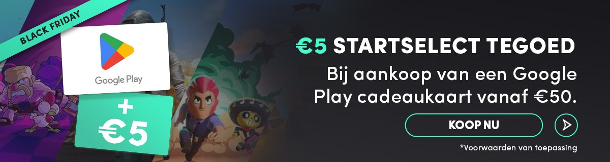 Google Play tegoed kopen? Google Play Cards vanaf €5