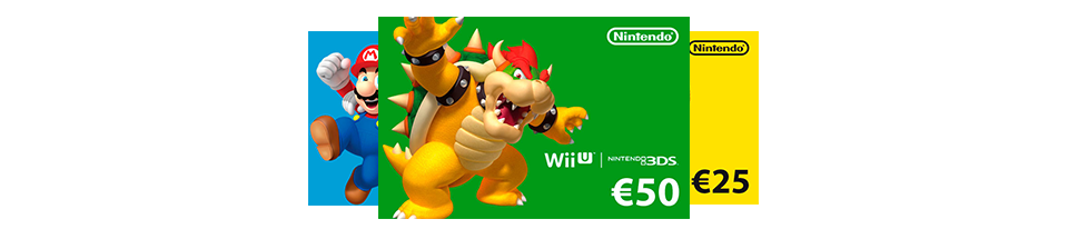 Nintendo eShop Cards und Nintendo Wii Points online kaufen