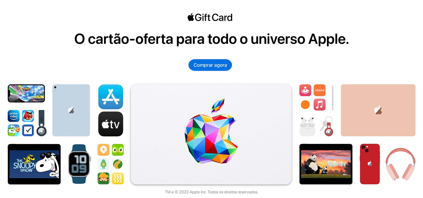 Comprar Apple Gift Card Online | Crédito iTunes a partir de 10€