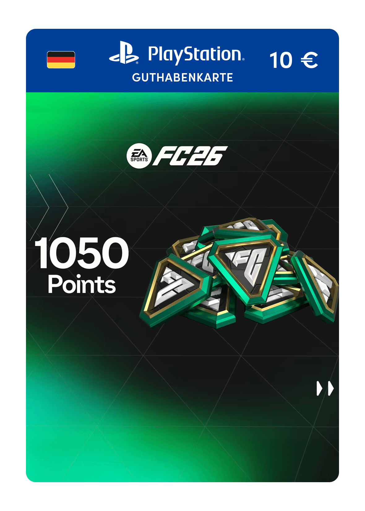 1.050 EA FC 26 Points (PSN Geschenkkarte) sofort und direkt online kaufen