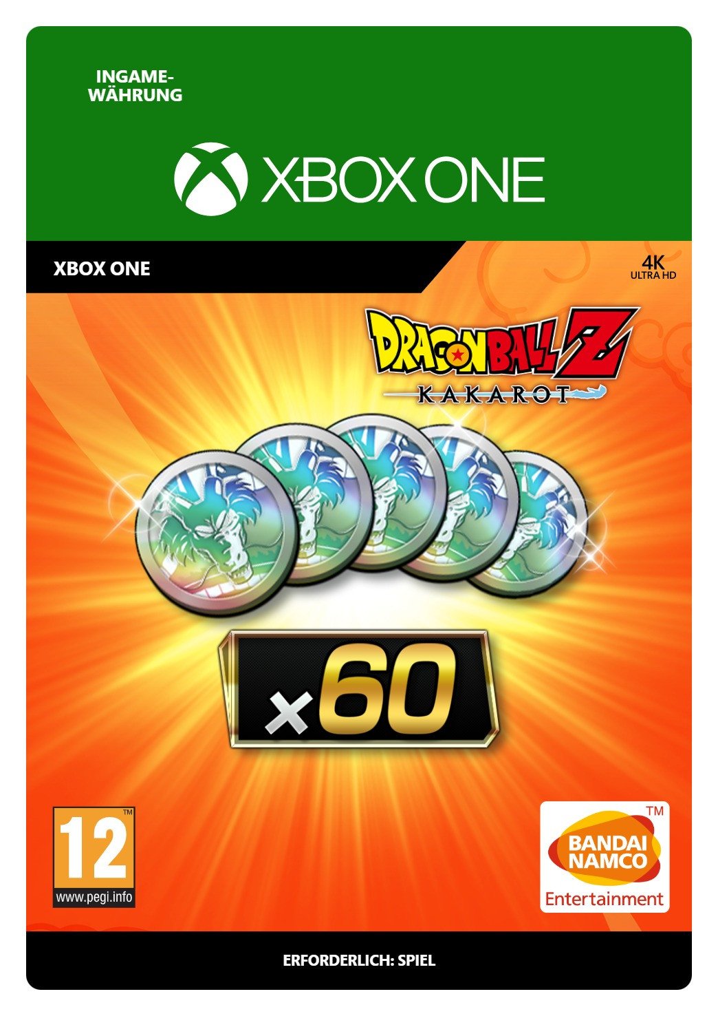 DRAGON BALL Z KAKAROT Platinum Coin x60 Xbox One Startselect