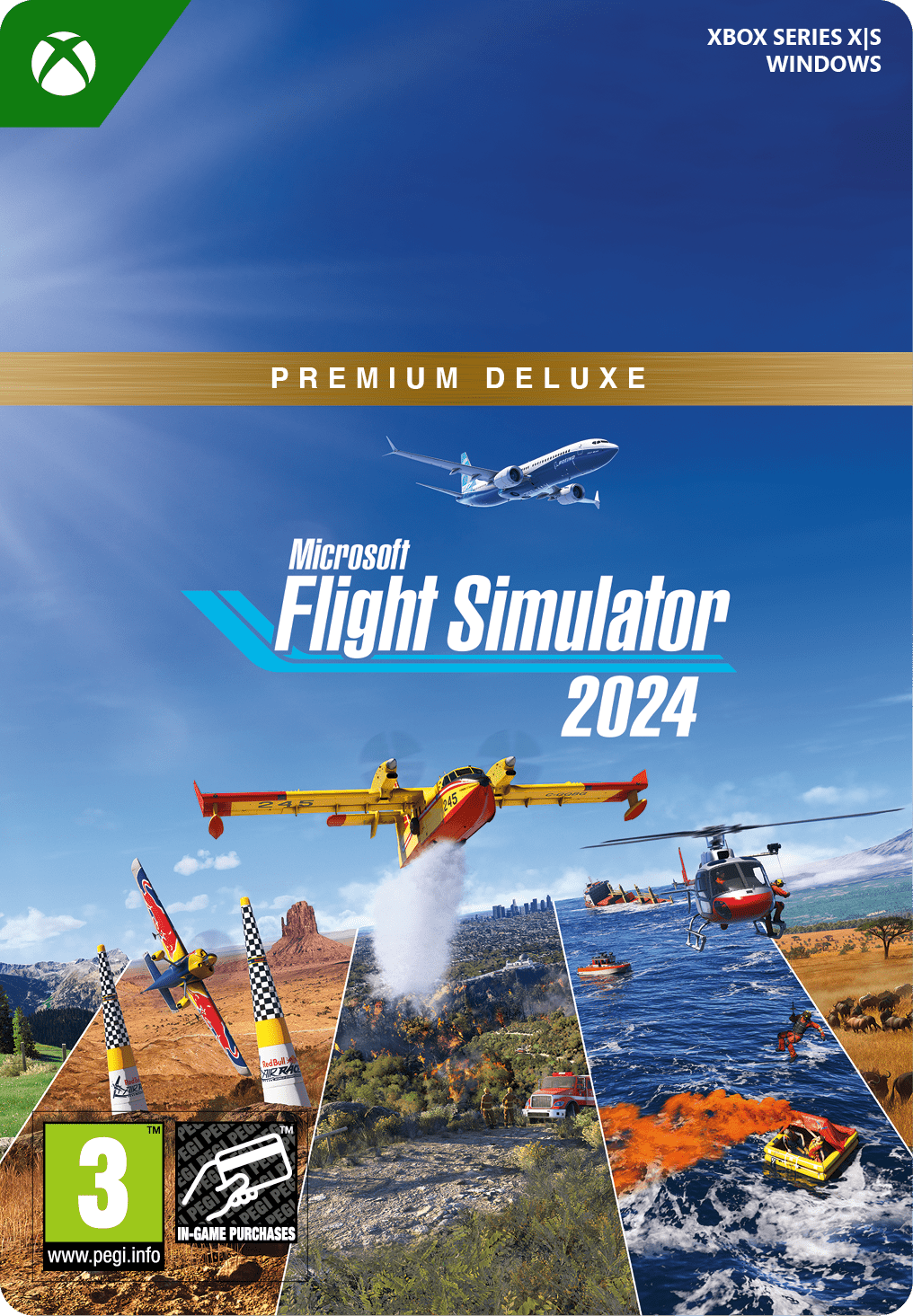 Microsoft Flight Simulator 2024 Edición Premium Deluxe - PC / Xbox ...
