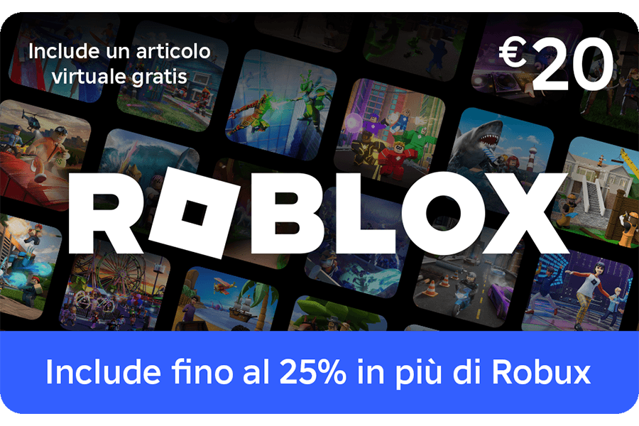 Acquista Carta Roblox 20 euro | Startselect Italia