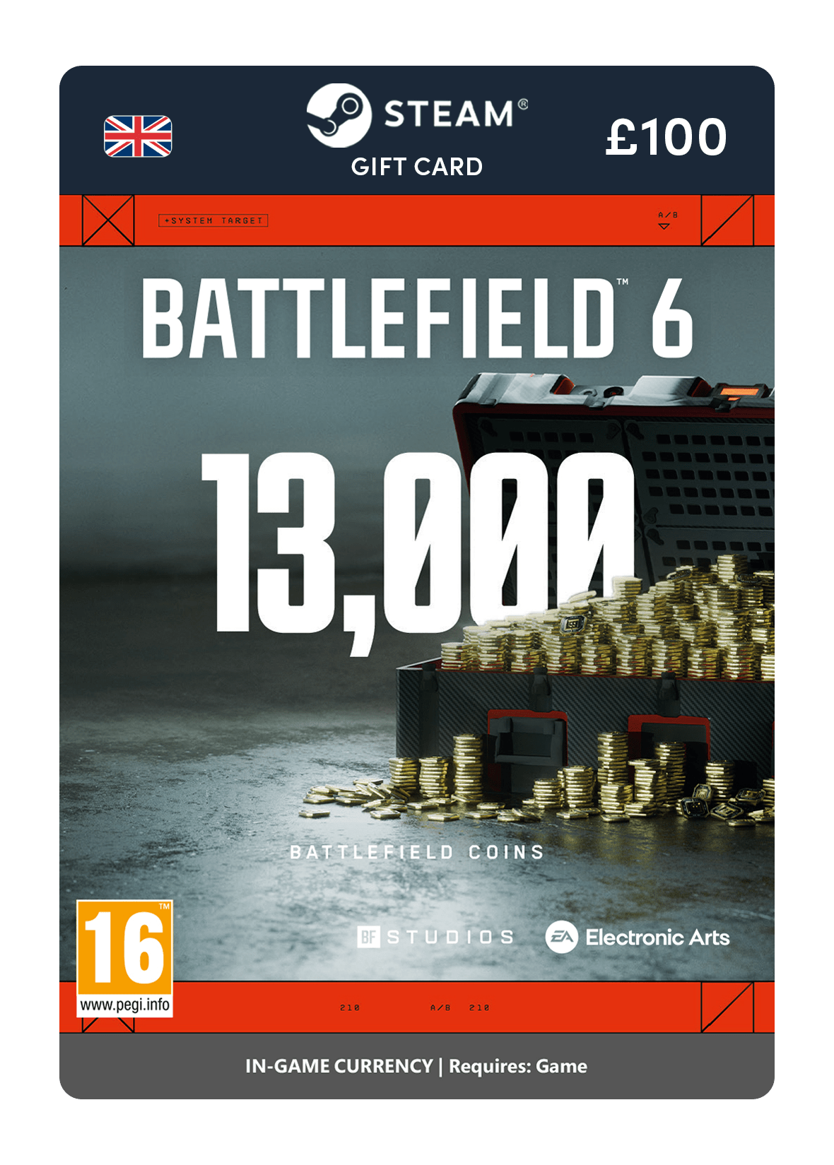 Buy 13,000 Battlefield Coins (Steam Gift Card) | Startselect.com