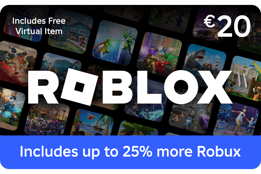 Buy Roblox Gift Card 20 euros | Startselect Ireland