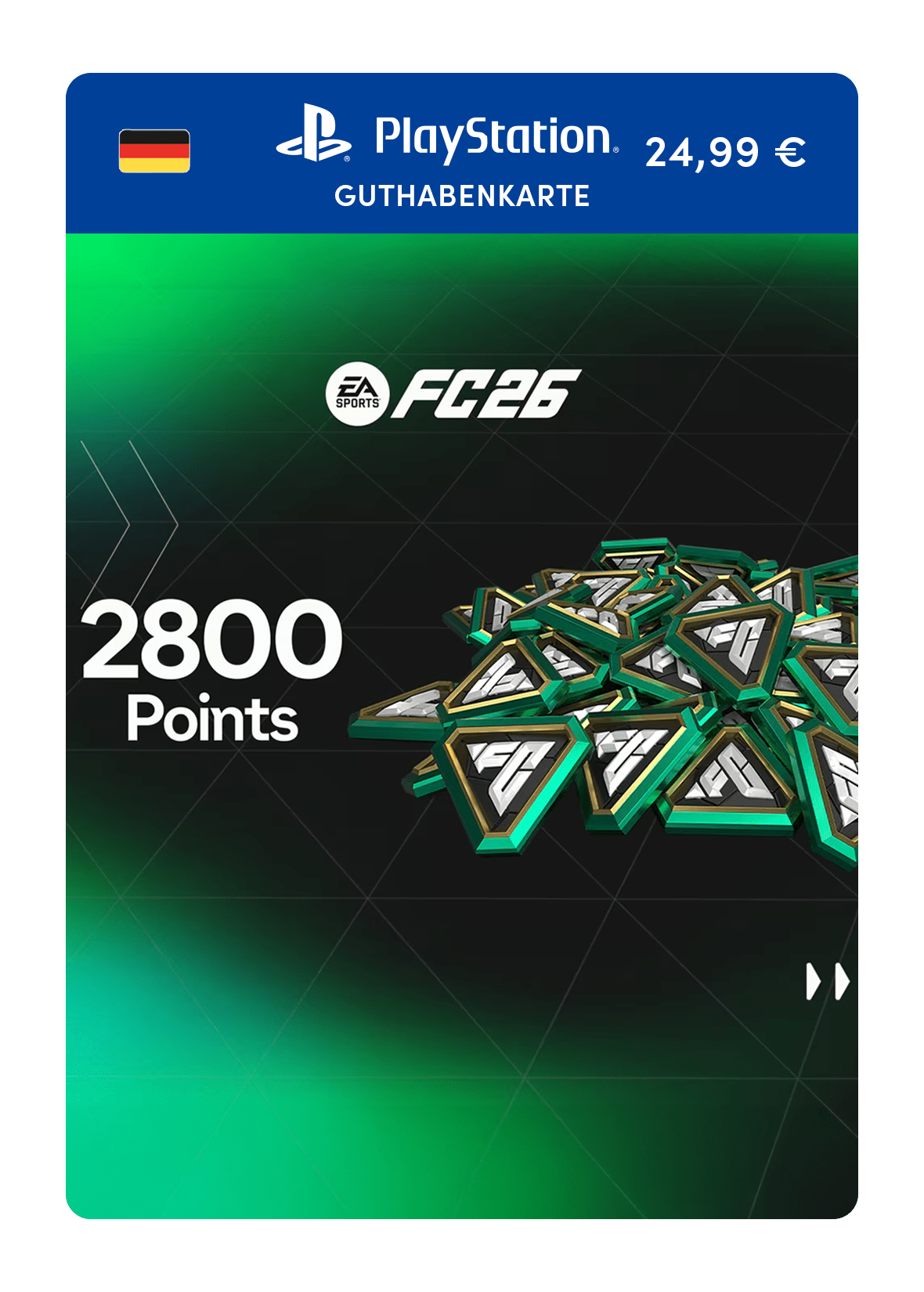 2.800 EA FC 26 Points (PSN Geschenkkarte) sofort und direkt online kaufen