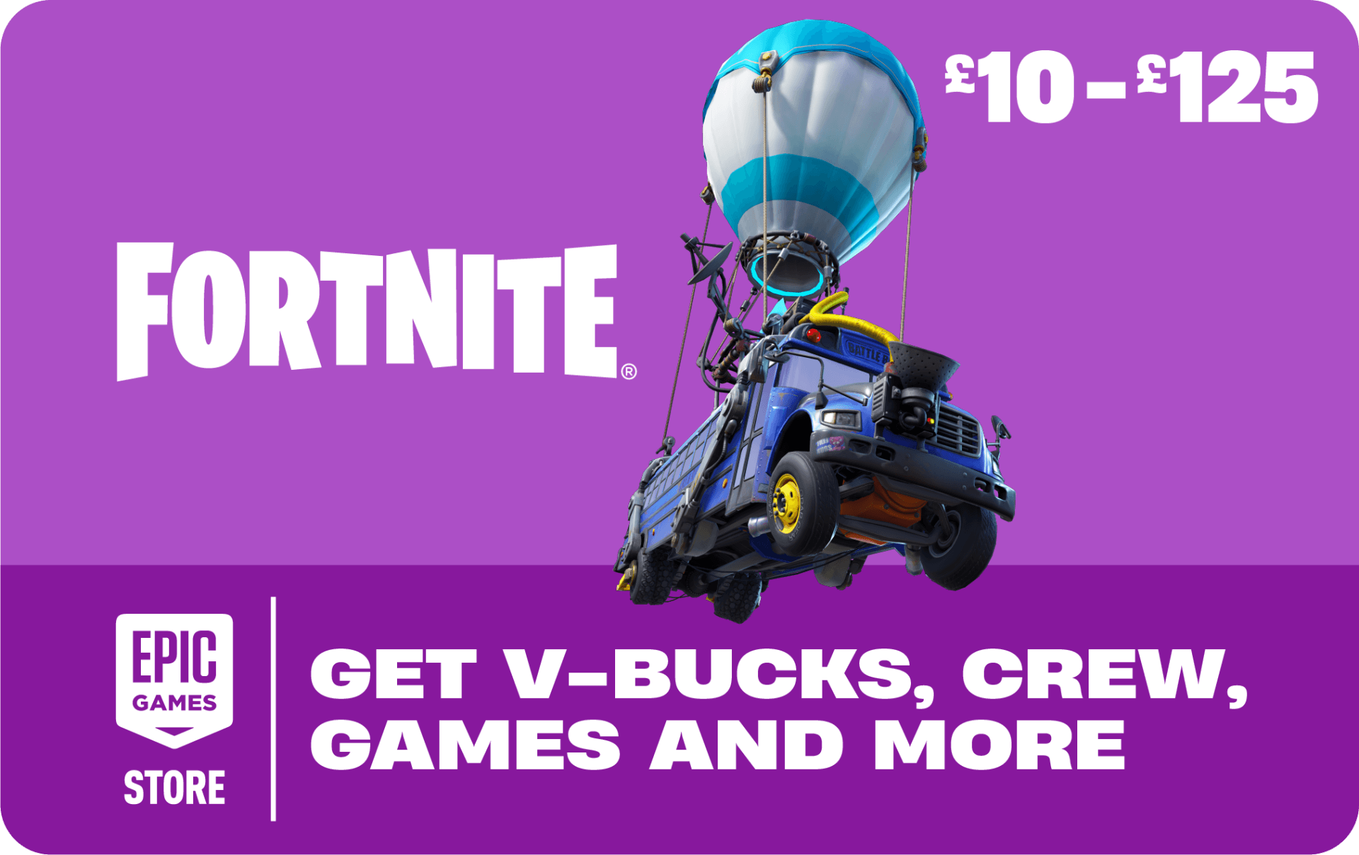 Buy Fortnite Variable Gift Card | Startselect.com