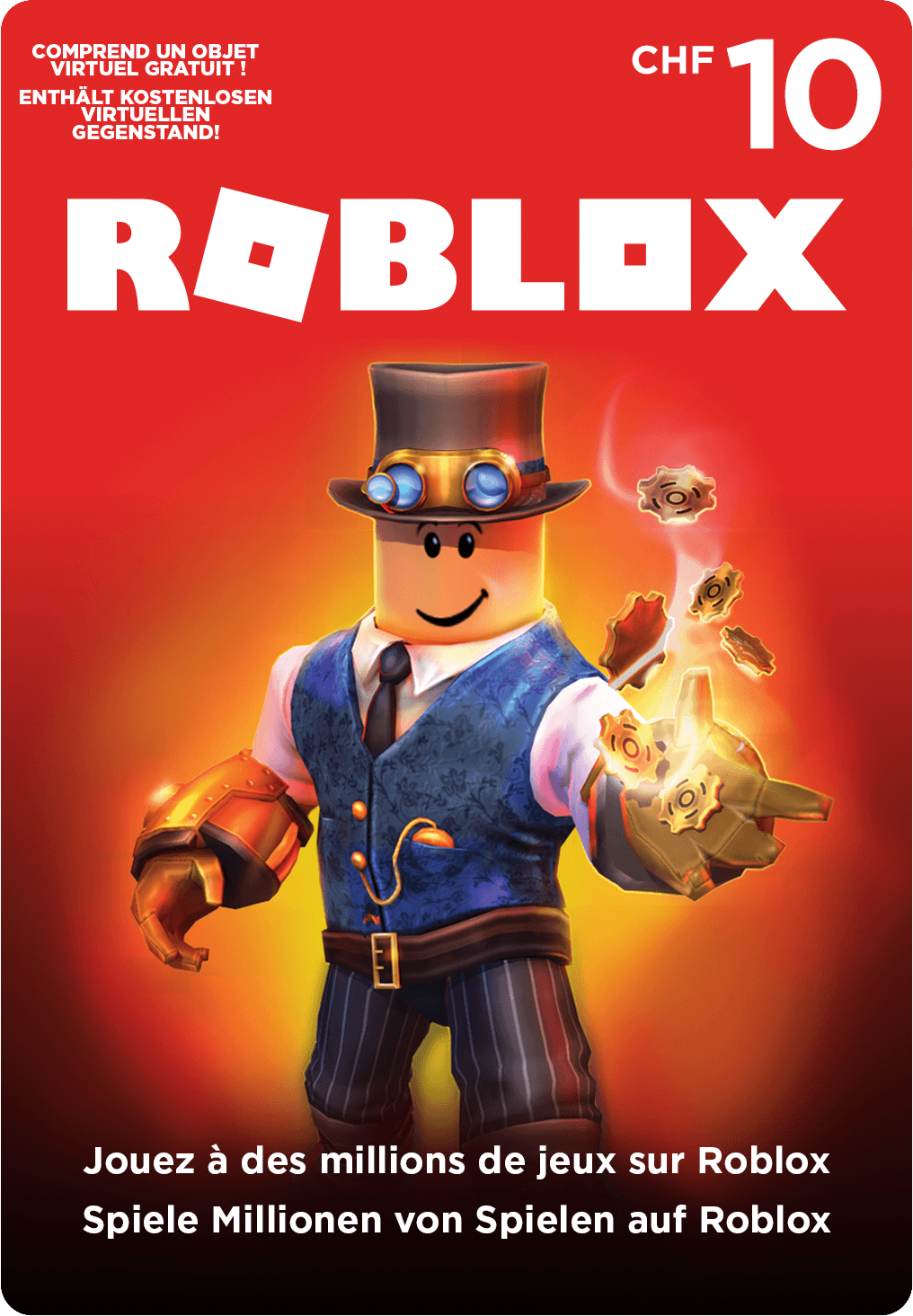 Roblox Gift Card 10 CHF Startselect Roblox Gift Card 10 CHF Startselect